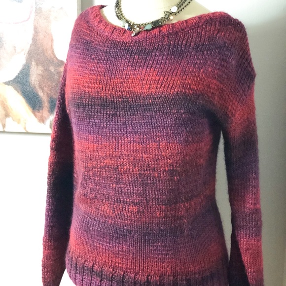 Chaps | Sweaters | Chaps Ombr Stripe Wool Blend Sweater | Poshmark